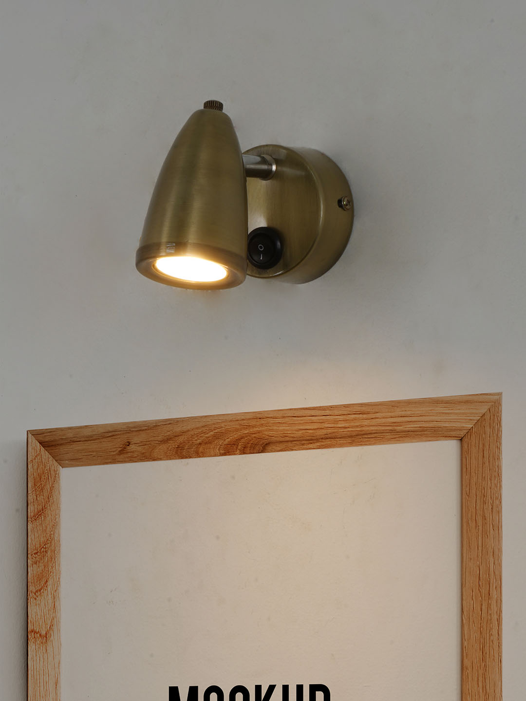 Transitional Conical 4 Inch Adjustable Steel Spot Lamp Light