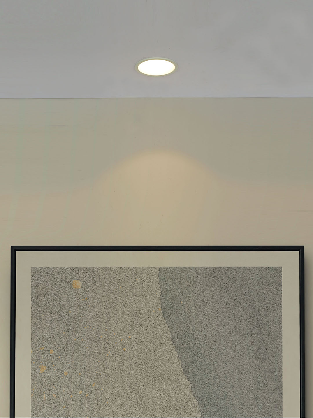 Recessed Round White 68mm 6W Warm White Aluminium LED Ceiling Lamp Light