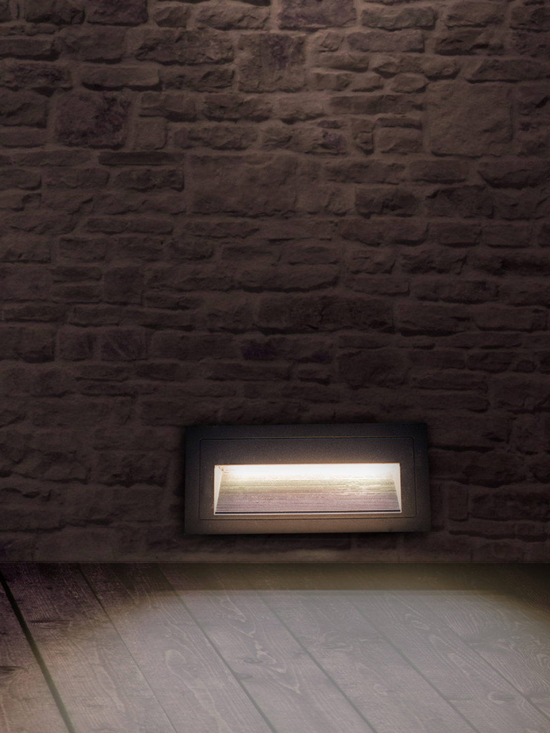 Rectangular Recessed Led Wall Lights L2U 4665 Havit Slot HV3103 Indoor
